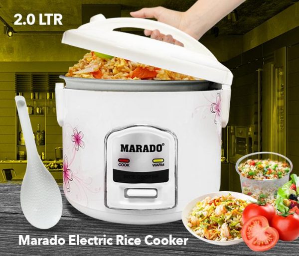 Shop Rice Cooker Marado, 2Litre at best price in Uganda | Dombelo UG