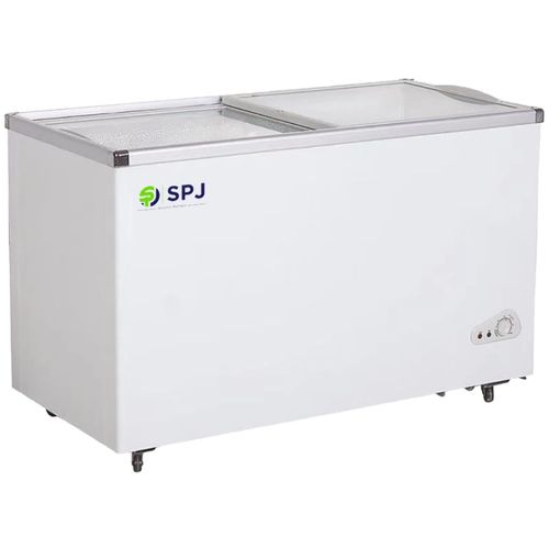 Buy SPJ 470L Showcase Display Chest Freezer – Silver | Dombelo UG