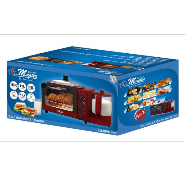 Buy Electro Master 3 in 1 Breakfast Maker | Dombelo Uganda
