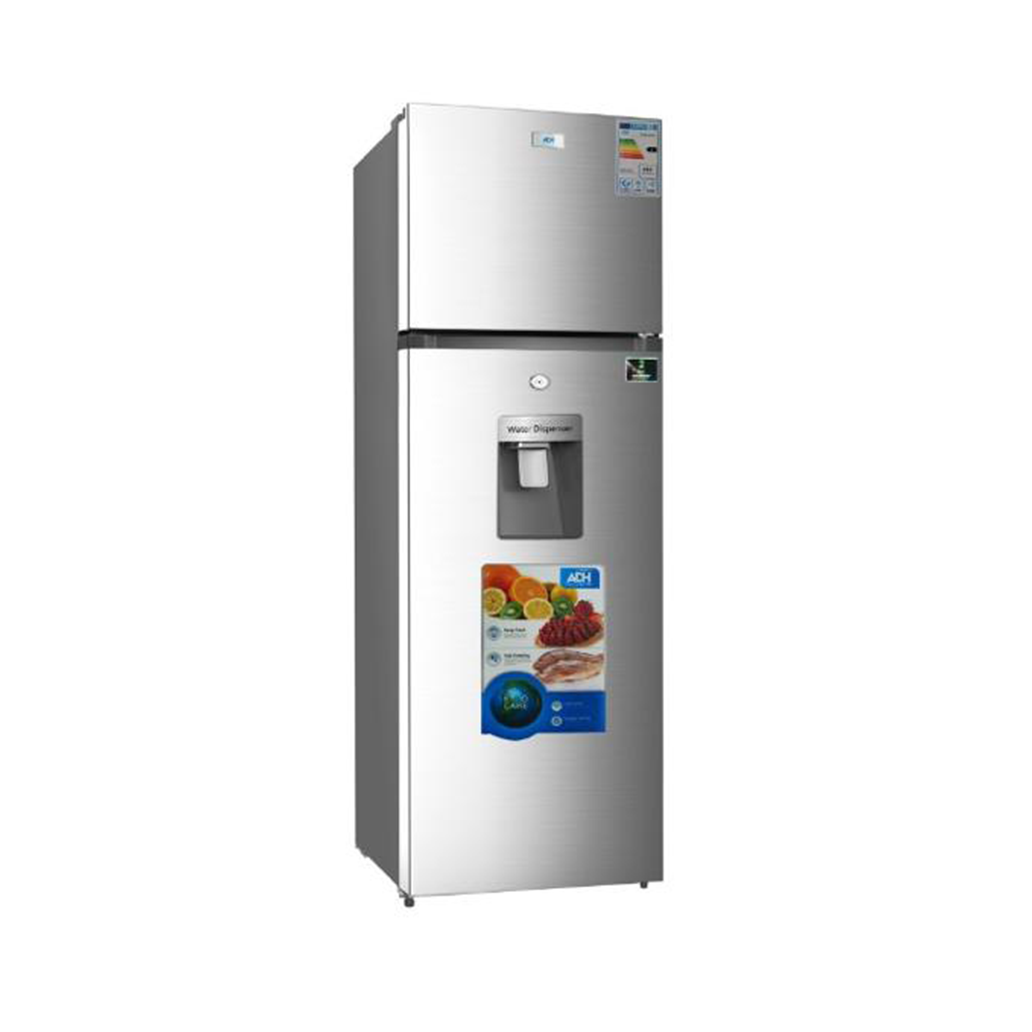 Buy ADH 358L Refrigerator with Water Dispenser – Silver | Dombelo UG