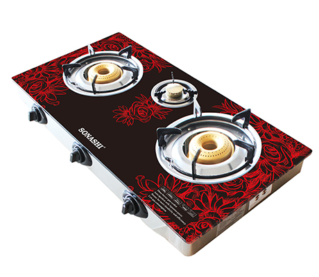 Buy Sonashi Triple Gas Stove | SGB-305GN | Dombelo UG