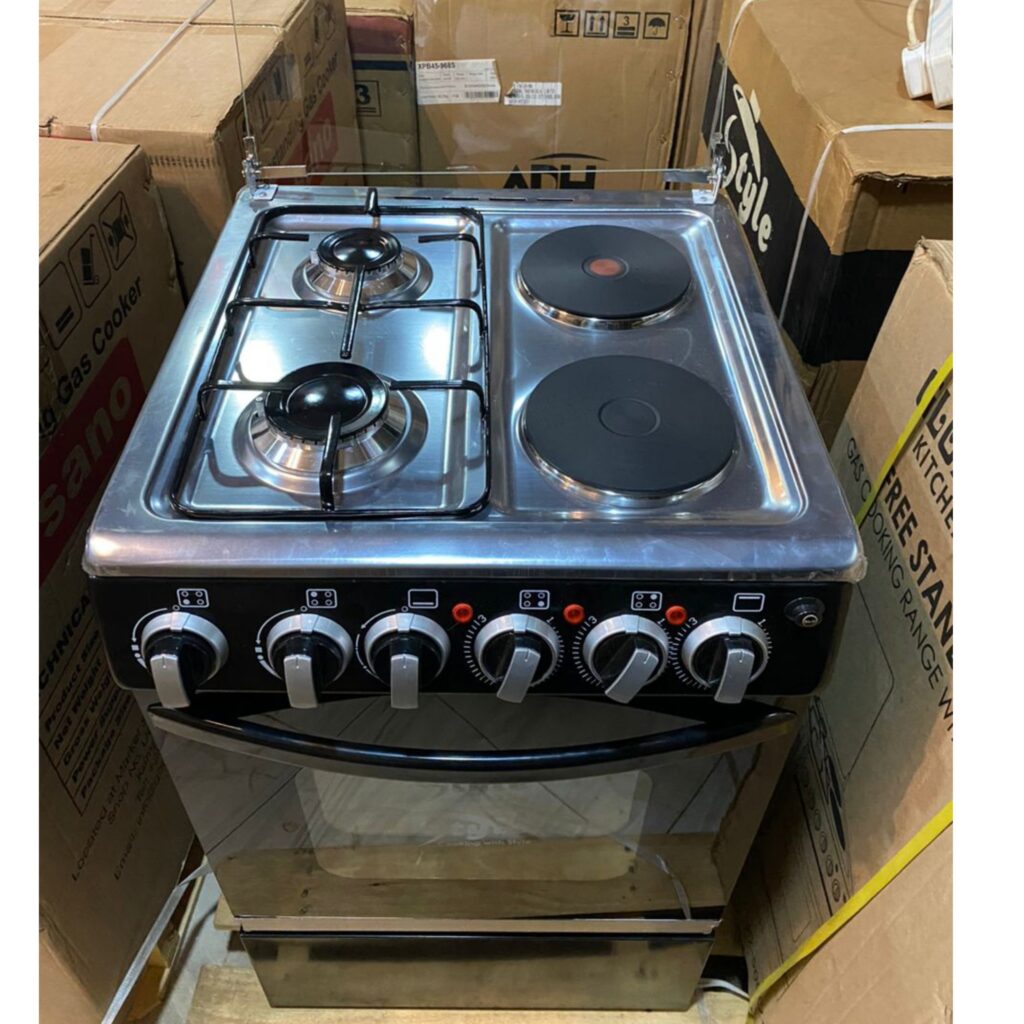 Buy Style 2 Gas + 2 Electric Cooker with Dual Oven (50X50cm) | Dombelo UG